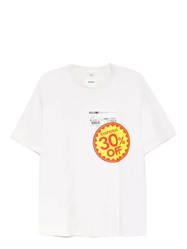 DOUBLET Disposal Reduction T-shirt - White