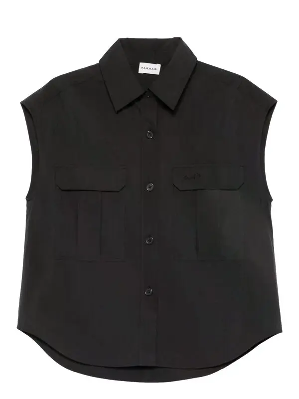P.a.r.o.s.h Sleeveless Shirt - Black