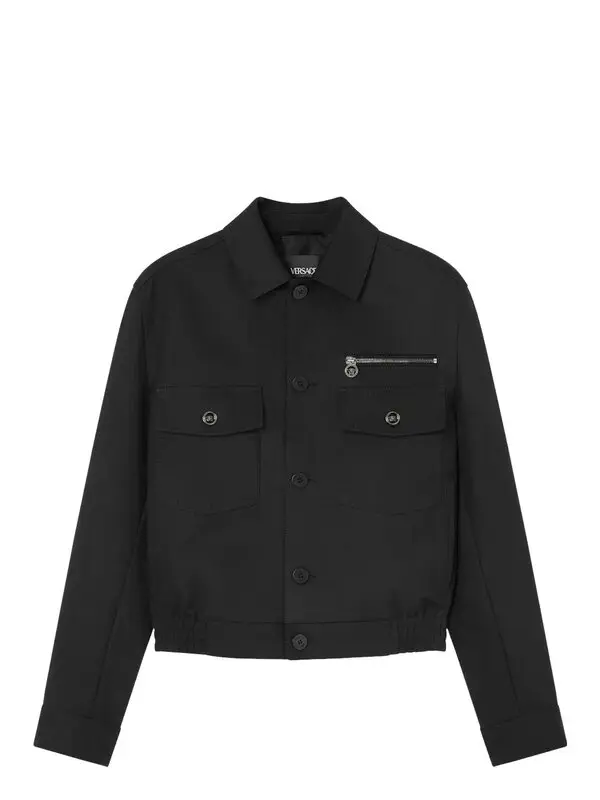 Versace Cavalry Blouson Jacket - Black