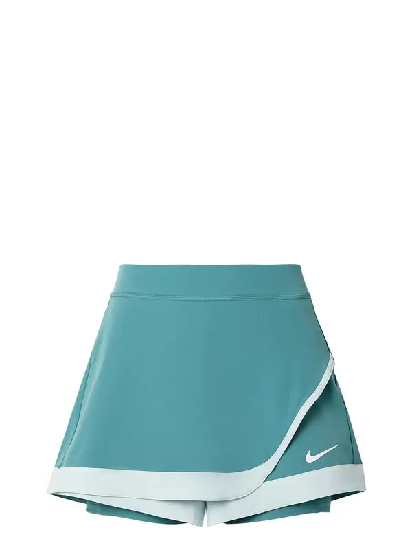Nike Slam Asymmetric Dri-fit Tennis Skort - Blue