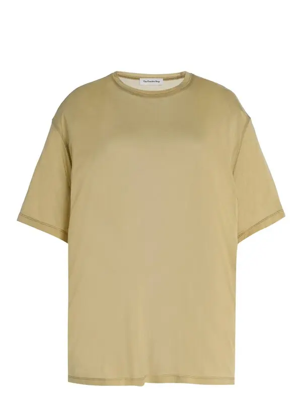 THE FRANKIE SHOP Slevan Oversized T-shirt - Ivory