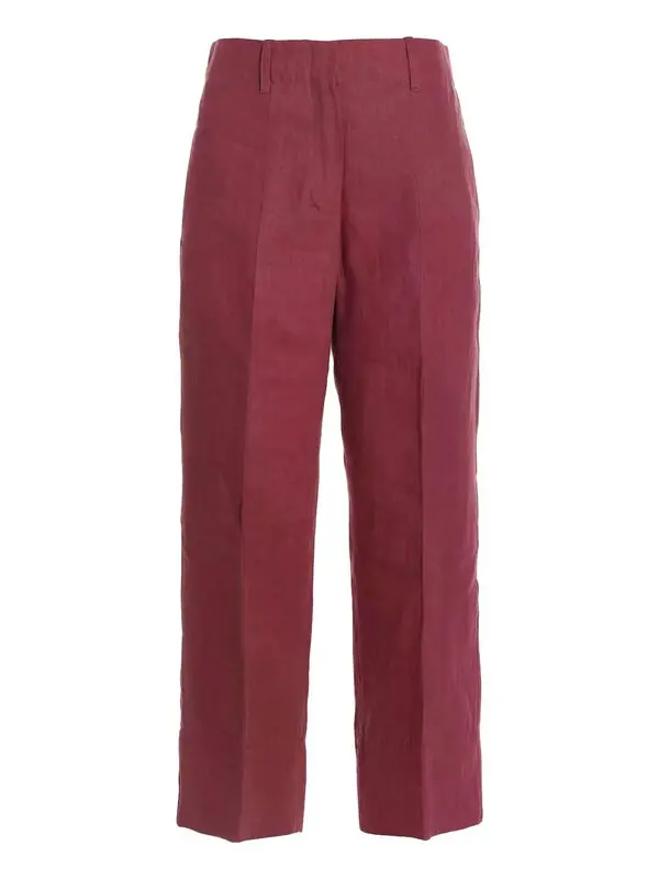 Max Mara Rebecca Straight Trousers - Pink