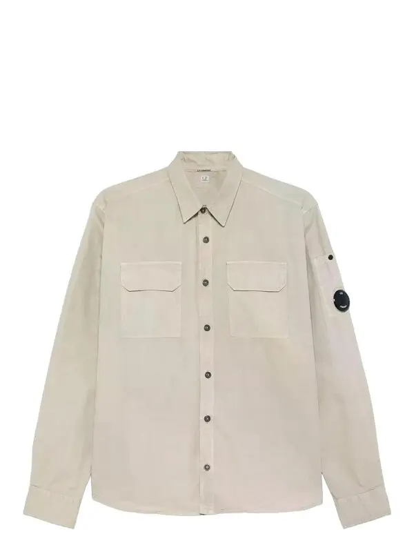 C.P. COMPANY Gabardine Shirt - Grey