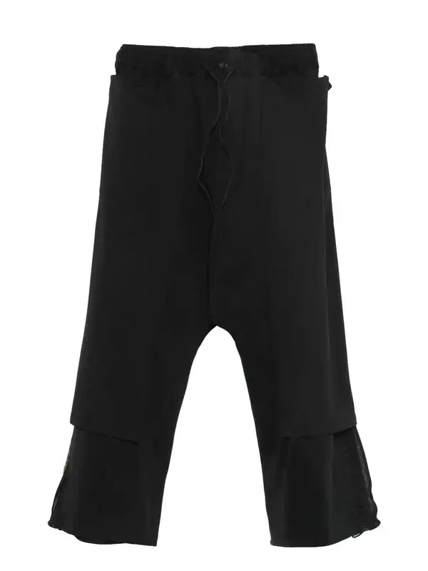 Y3 3-stripes Open-hem Track Pants - Black