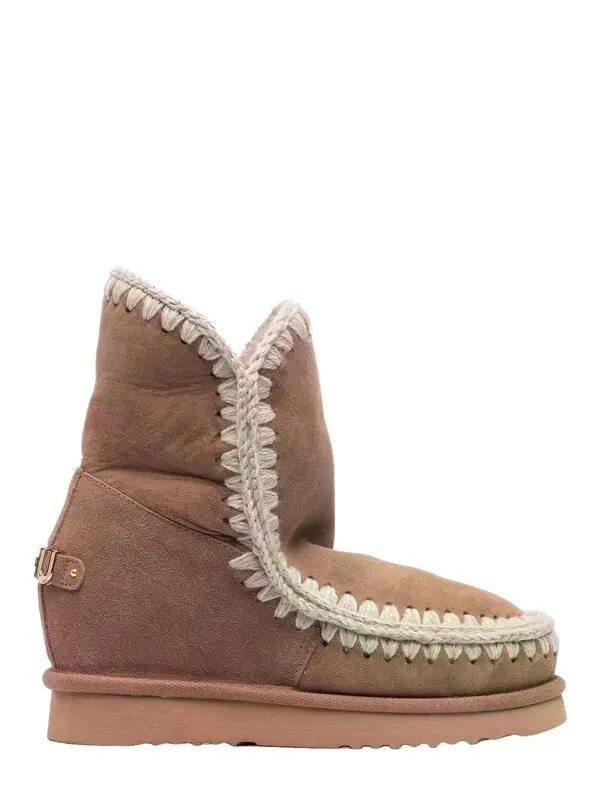 Mou Shearling-lined Sheepskin Boots - Pink