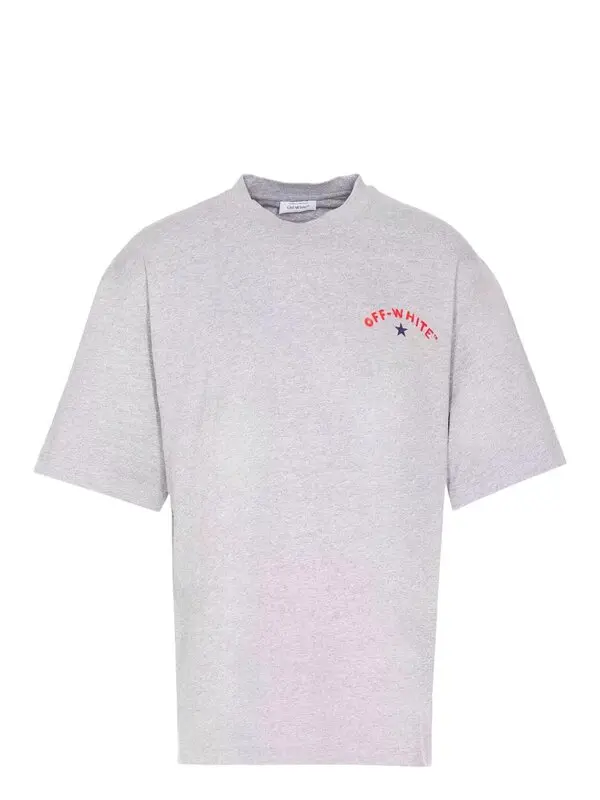 Off-White Logo-print T-shirt - Grey