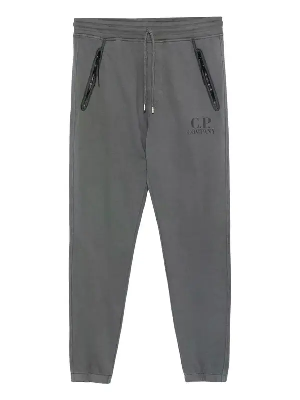 C.P. COMPANY Logo-print Sweatpants - Grey