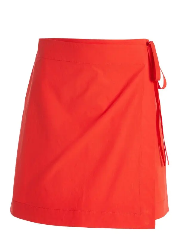 Bondi Born Avila Mini Wrap Skirt - Red