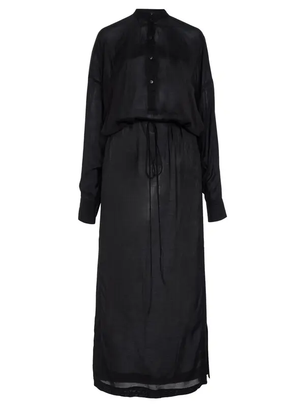 Bondi Born Cremona Gauze Maxi Dress - Black