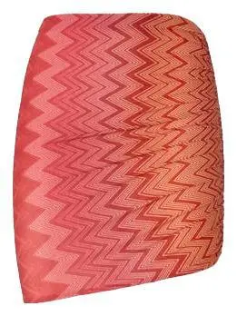 Missoni Minskirt Cover-up In Stretch Nylon Zig Zag Lam - Red