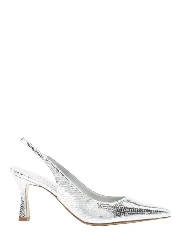Roberto Festa 80mm Frans Slingback Pumps - Silver