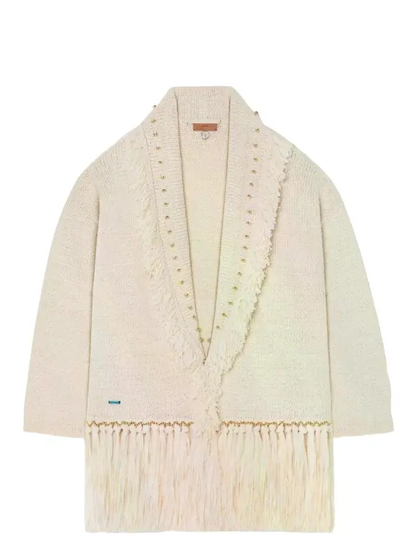 Alanui Jasmine Cardigan - White