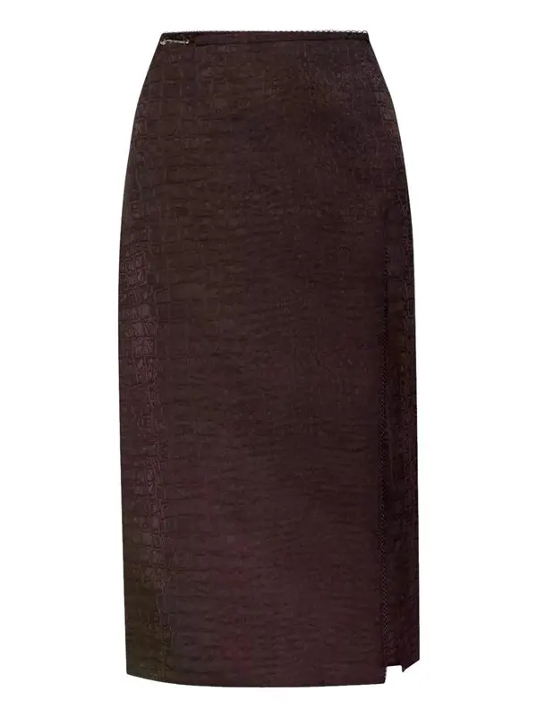 Jacquemus Notte Midi Skirt - Brown