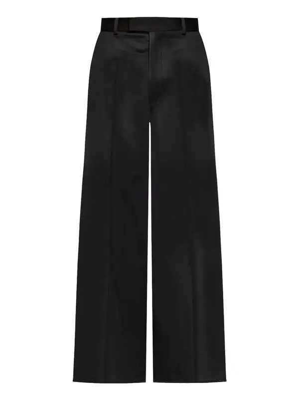 Amiri Wool Palazzo Pants - Black