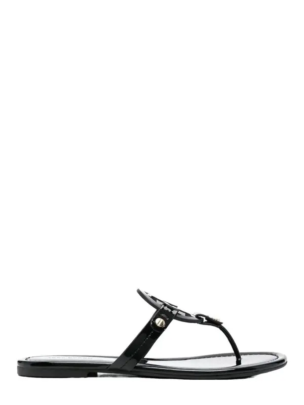 Tory Burch Miller Cut-out Flip-flops - Black