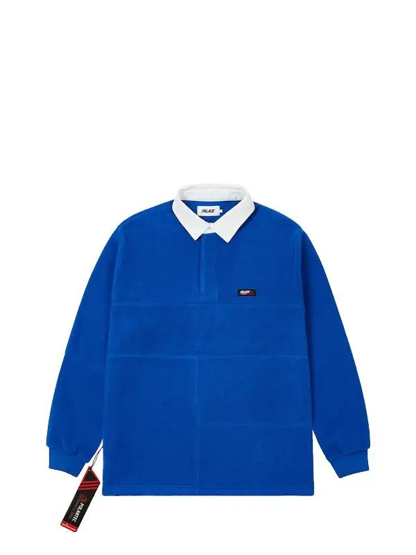 PALACE Polartec Patch Up Rugby - Active Blue