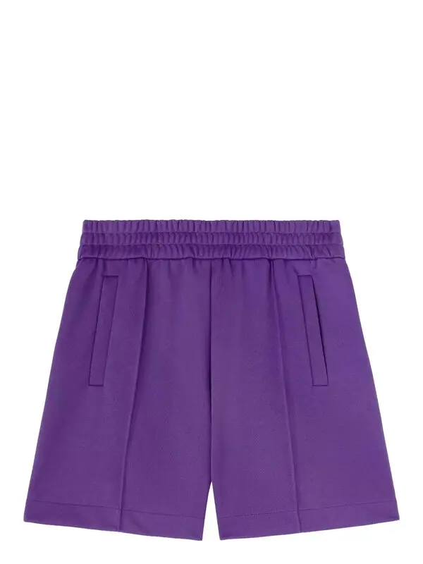 Palm Angels Logo Track Shorts - Purple