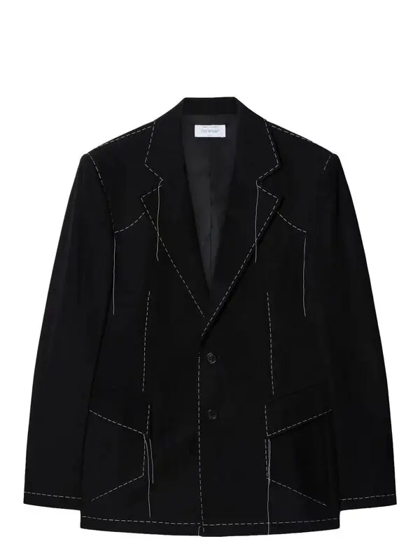 Off-White Stitch Blazer - Black