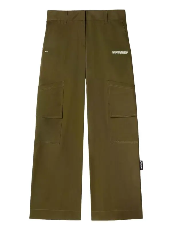 Off-White Toybox Cargo Trousers - Green