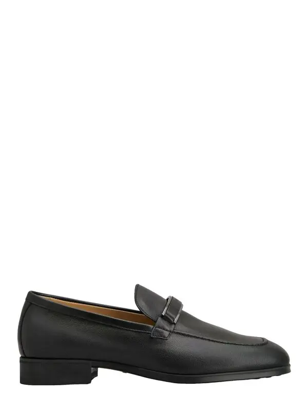 TOD'S Leather Loafers - Black