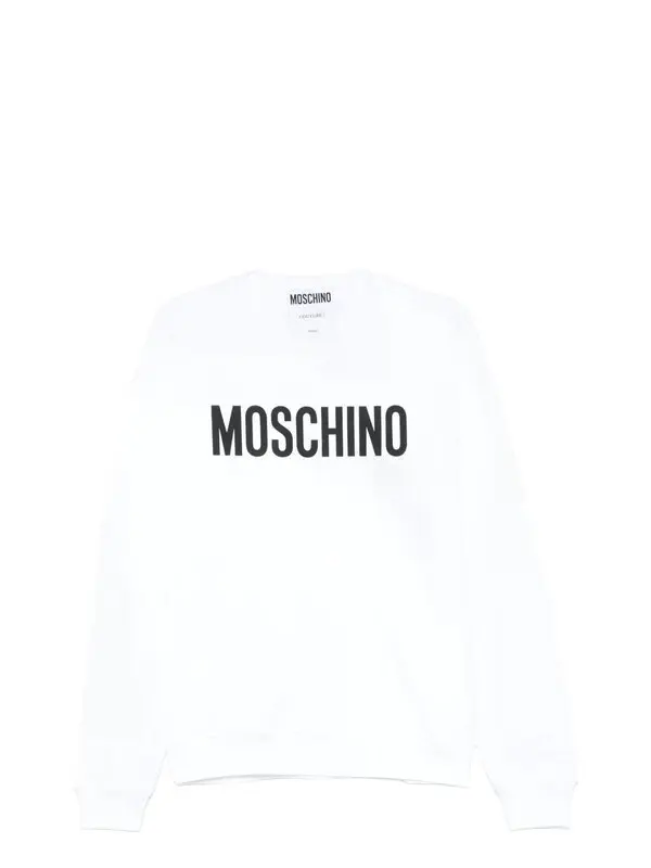 Moschino Logo-print Sweatshirt - White
