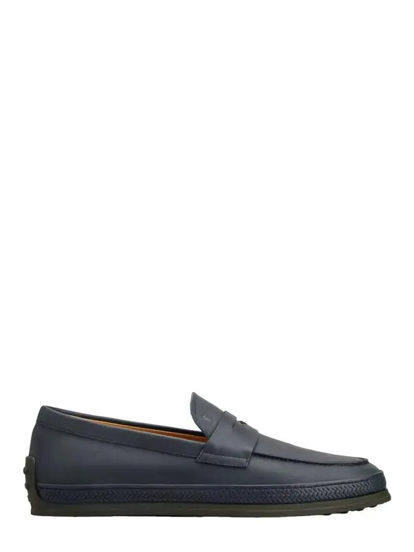 TOD'S Leather Loafers - Blue