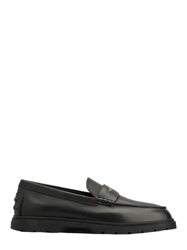 TOD'S Leather Loafers - Black