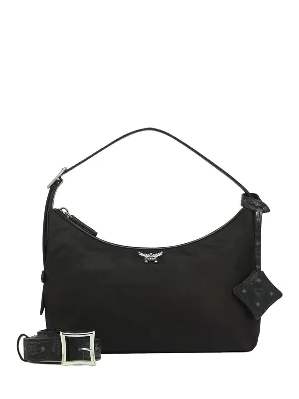 Mcm Aren Shoulder Bag - Black