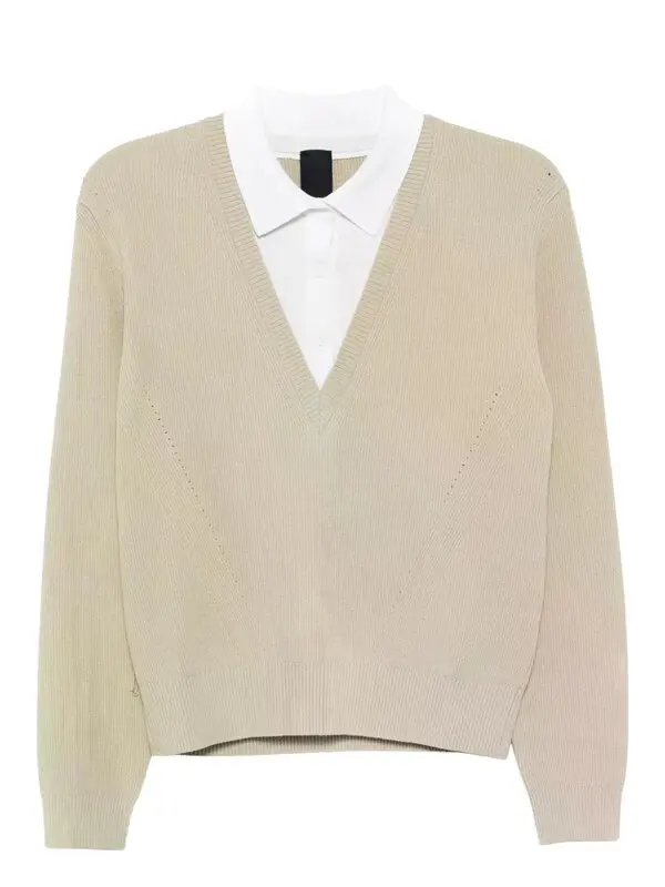 JUUN.J Patchwork Jumper - Neutrals