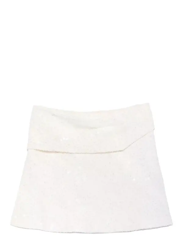 IRO PARIS Assil Mini Skirt - White