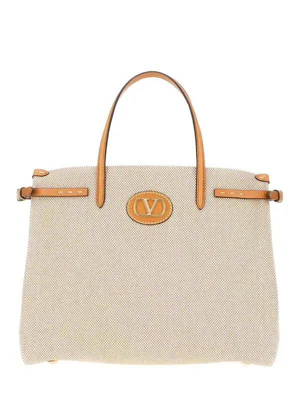 Valentino Garavani Medium Antibes Tote Bag - Neutrals