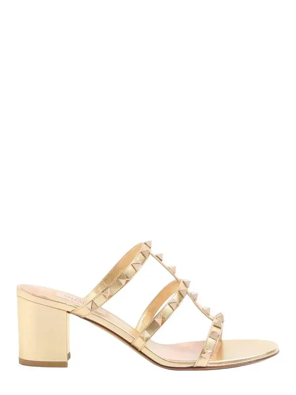 Valentino Garavani 60mm Rockstud Sandals - Gold