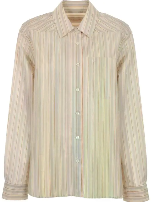 Philosophy Di Lorenzo Serafini Striped Shirt - Neutrals
