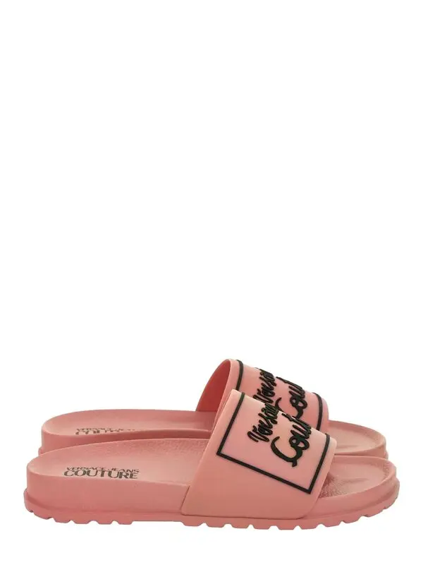 Versace Embossed Slides - Pink