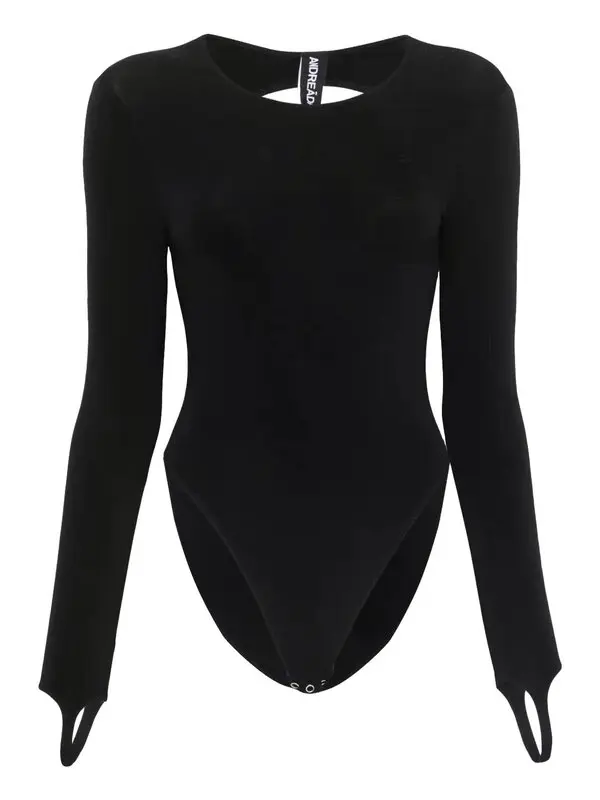 ANDREĀDAMO Sculpting Jersey Bodysuit - Black