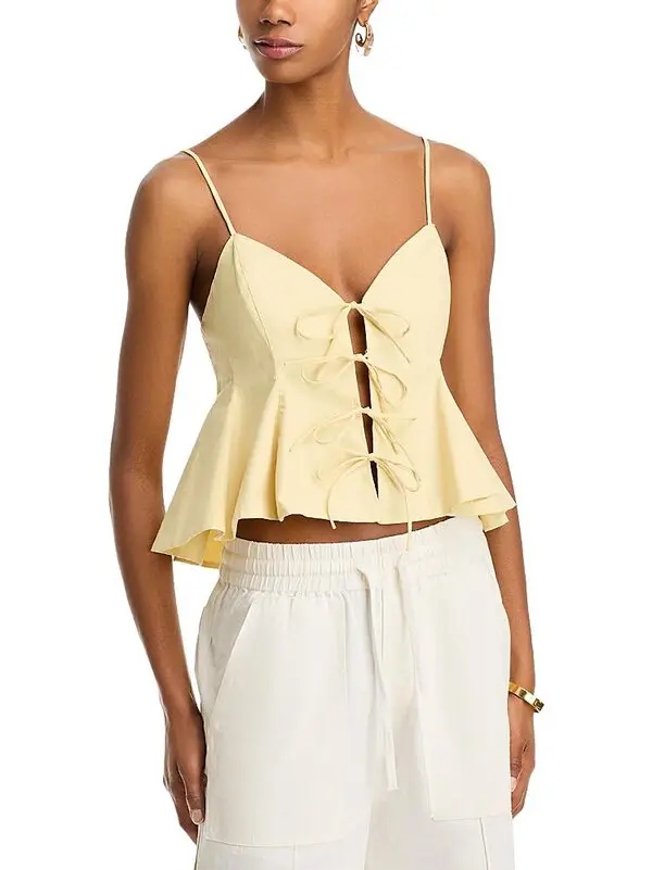 Sea Emmet Poplin Tank Top - Butter