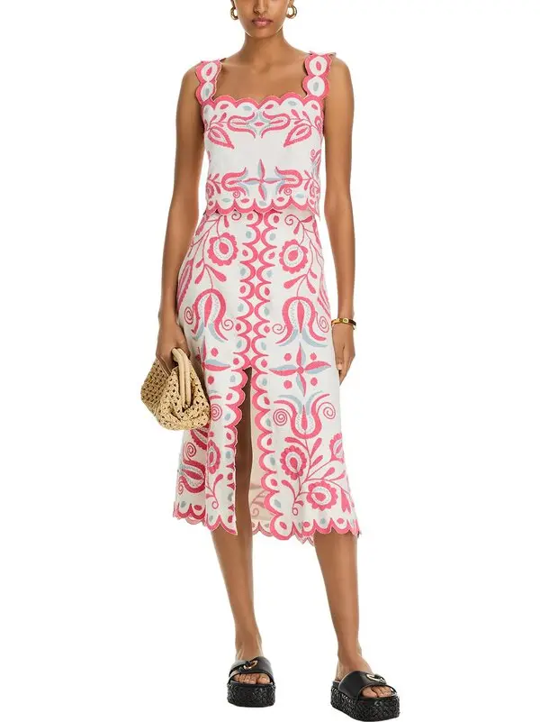 Sea Eevi Embroidered Skirt - Multi