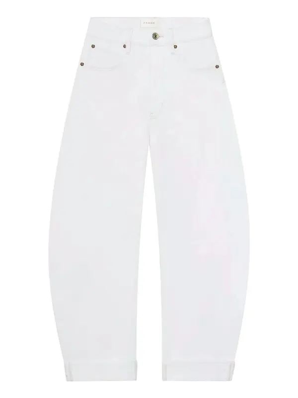 FRAME Wide-leg Jeans - White
