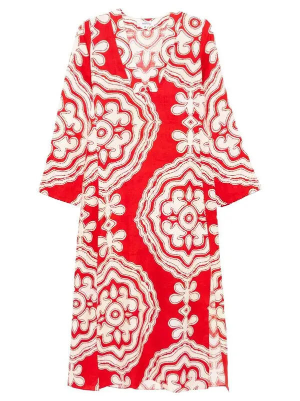 LEMLEM Theodora Printed Dress - Red