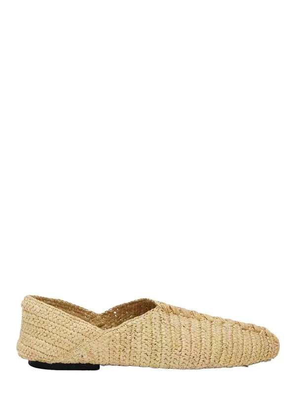 JIL SANDER Interwoven Slippers - Neutrals