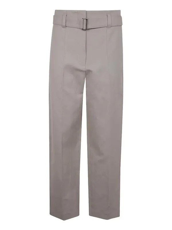 Brunello Cucinelli Regular Belt Trousers - Beige