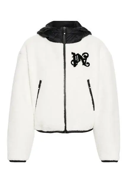Palm Angels Monogram Cozy Ski Jacket - White