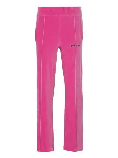 Palm Angels Velvet Track Pants - Pink