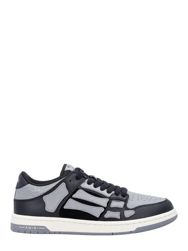 Amiri Skel Top Low Sneakers - Black/grey