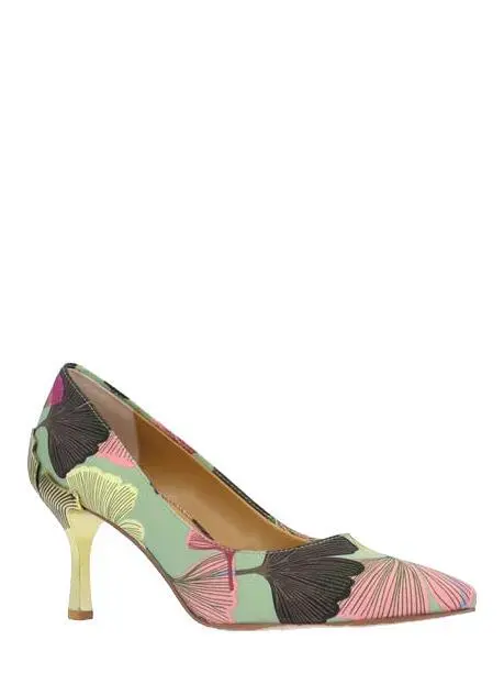 J. Reneé Tacy Pointed Toe Pump - Green/ Pink/ Yellow