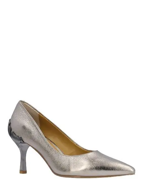 J. Reneé Tacy Pointed Toe Pump - Taupe Metallic