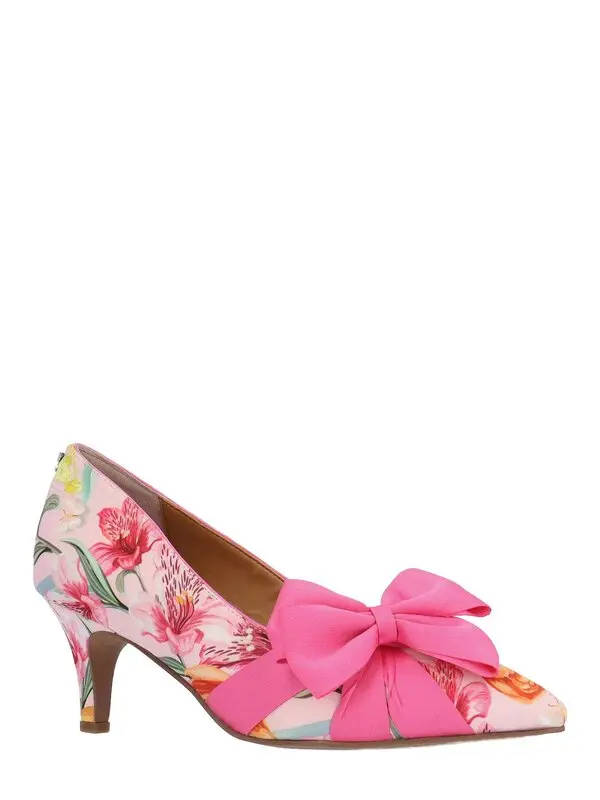 J. Reneé Verbena Pointed Toe Pumps - Pink/ Orange/ Fuchsia