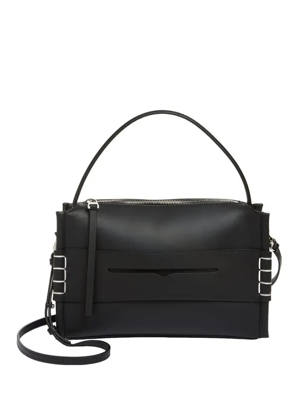 JW Anderson Loafer Top Handle Bag - Black