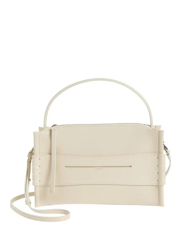 JW Anderson Loafer Top Handle Bag - Off White 002