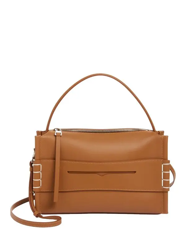 JW Anderson Loafer Top Handle Bag - Tan